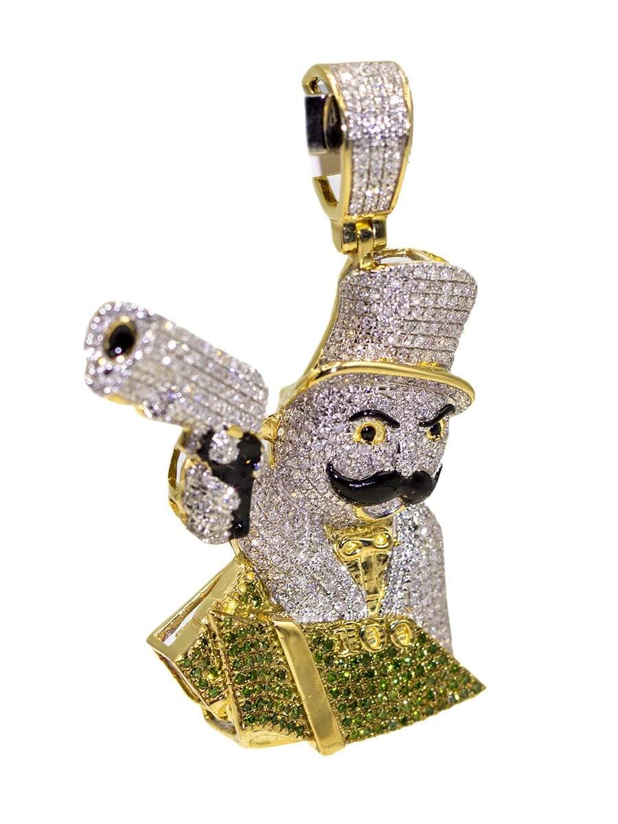 Monopoly Man With Gun